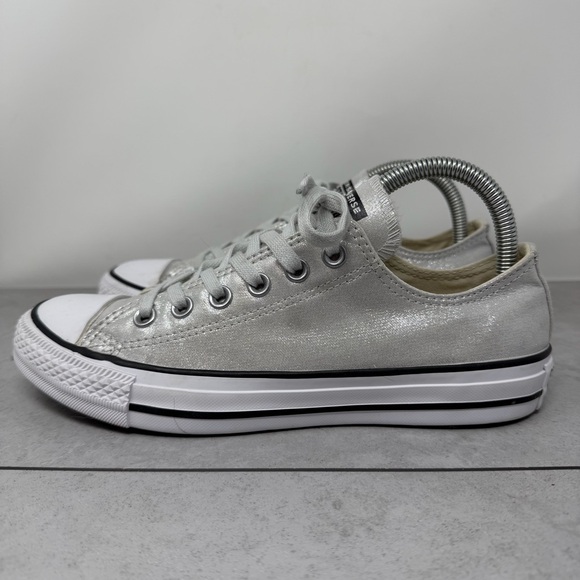 Converse All Stars | Shoes | Soldconverse Ctas Ox Womens Silver Gray ...